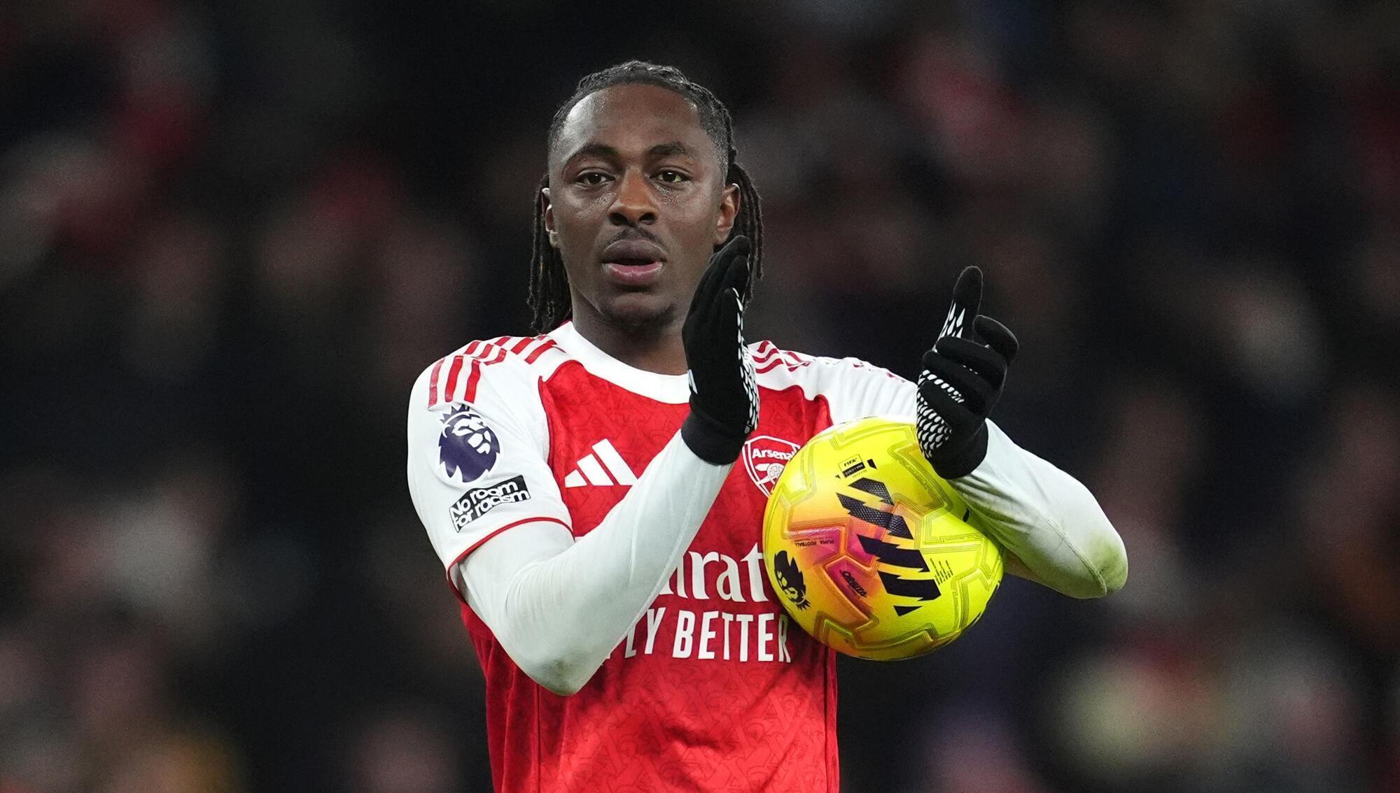 Eze hat-trick moves Arsenal six points clear at the top after Spurs ...