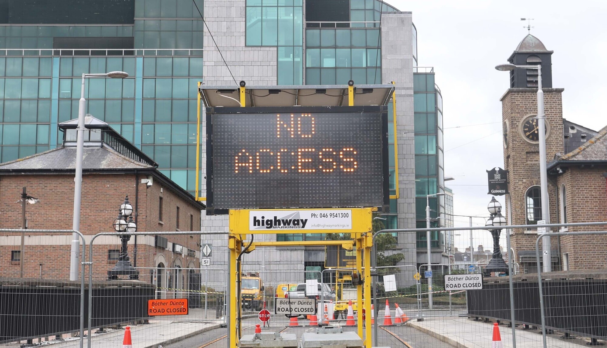 Fire-damaged George’s Dock Luas section reopens after major repairs