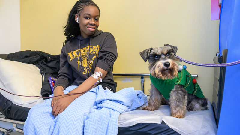 'It's amazing for the kids': Meet Bella the therapy dog at UHL