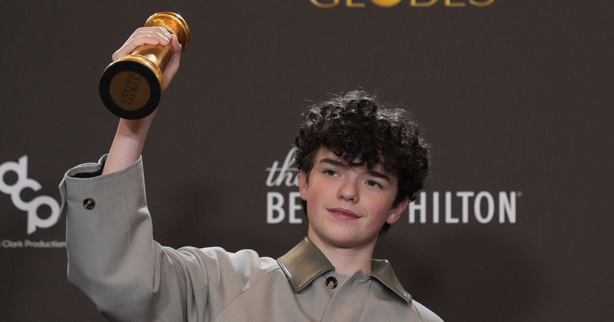 Adolescence star Owen Cooper makes history at Golden Globe Awards