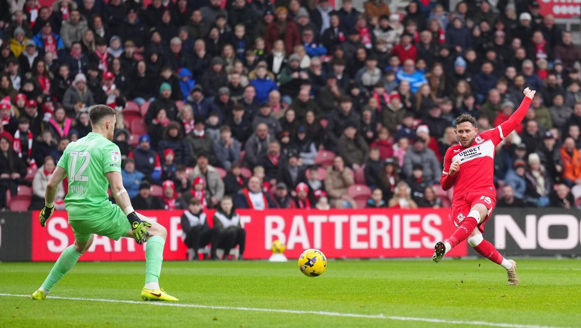 Watch: Alan Browne scores against former club as Middlesbrough move ...