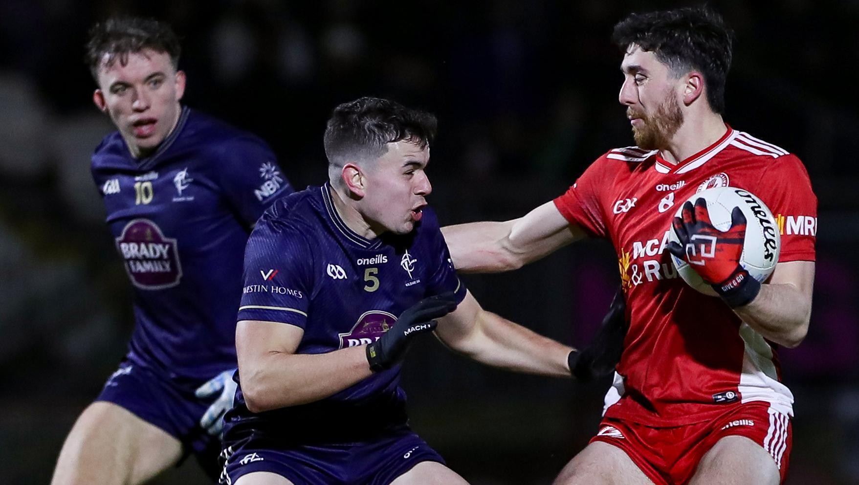 14-man Kildare battle impressively to hold Tyrone to a draw