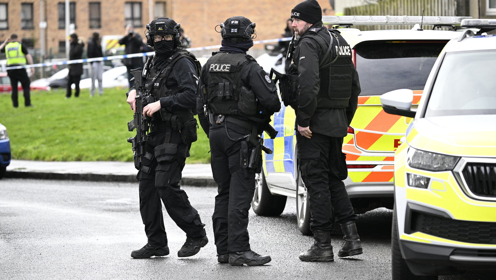 Two in hospital after stabbings in Edinburgh as police seal off tower block